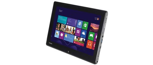 Toshiba unveils new Windows 8 Pro tablet with stylus and dock - Tablets ...