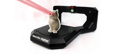 MakerBot Digitizer, a 3D scanner, will be available to buy next week ...