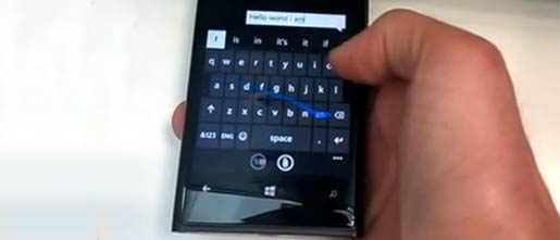 Swype-like keyboard demoed in Windows Phone 8.1 video - Windows Phone ...