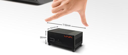 ECS LIVA, the world's smallest Windows-based mini-PC kit - Systems ...