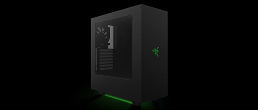 NZXT S340 chassis - Designed by Razer - now shipping - Chassis - News ...