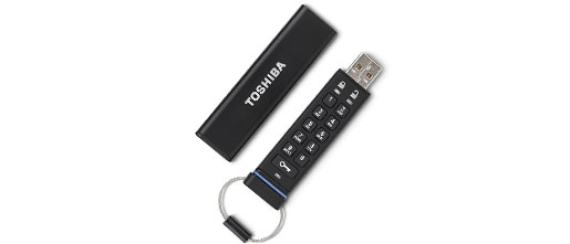 Toshiba launches Encrypted USB Flash Drive with built-in keypad ...