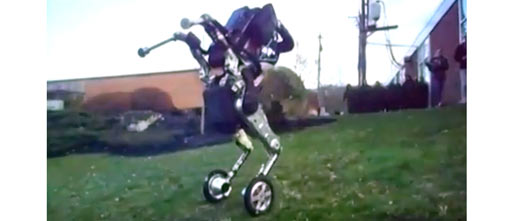 Boston Dynamics Handle, bipedal wheeled robot, spins and leaps ...