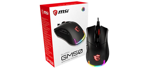 MSI launches the Clutch GM50 GAMING RGB mouse - Peripherals - News ...