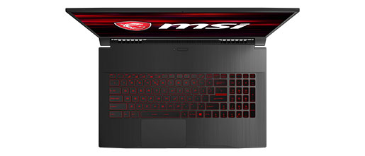 MSI GF75 Thin features 17-inch screen and drop-down hinge - Laptop ...
