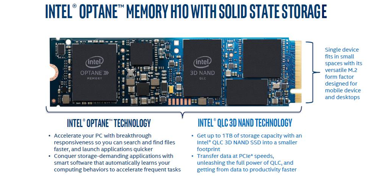 Intel Optane H10 Memory coming to a laptop near you - Storage - News ...