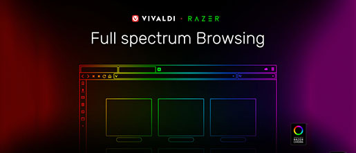 Vivaldi browser syncs with your Razer Chroma RGB peripherals - Software ...