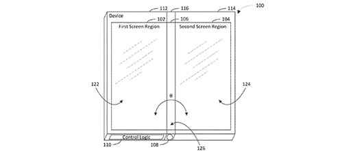 Microsoft patent puts a 3rd screen in a folding device hinge - General ...